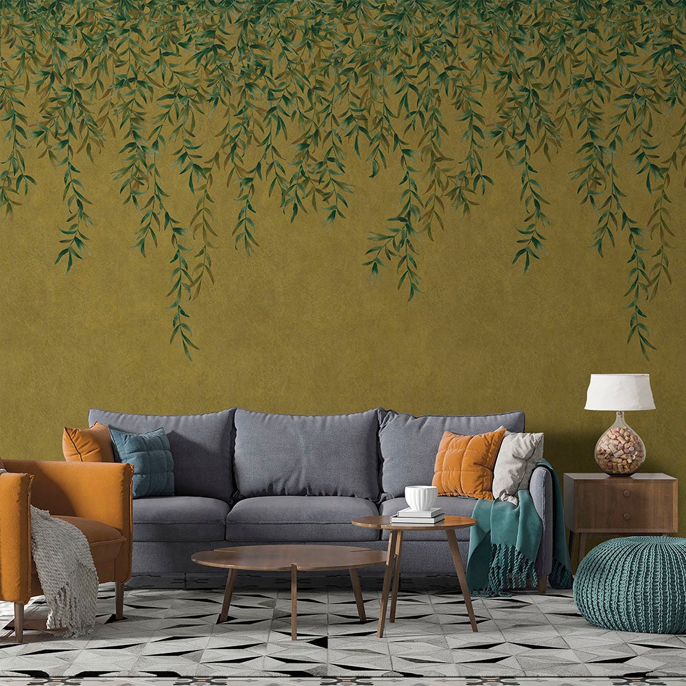 Caribbean II Greenery Mural